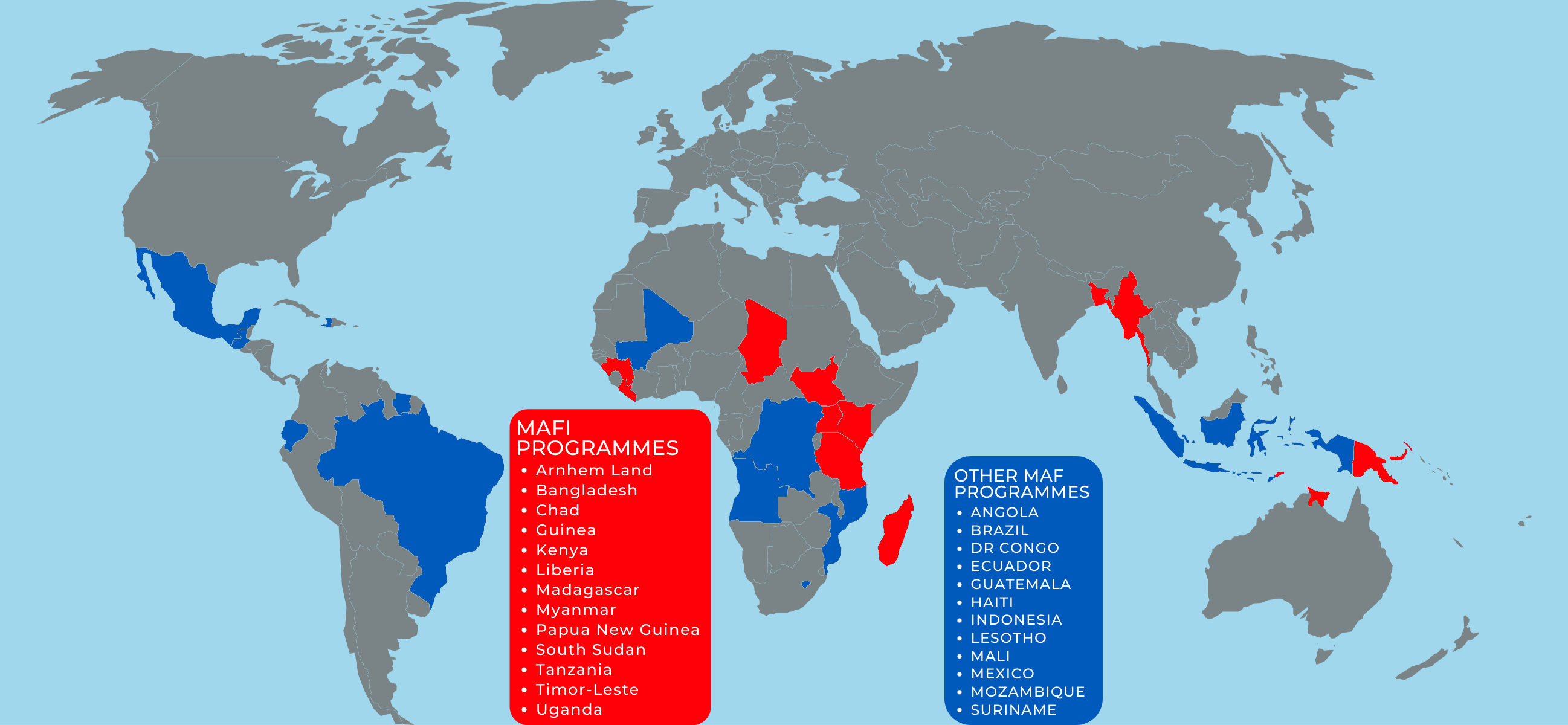 MAF in Numbers | Papua New Guinea