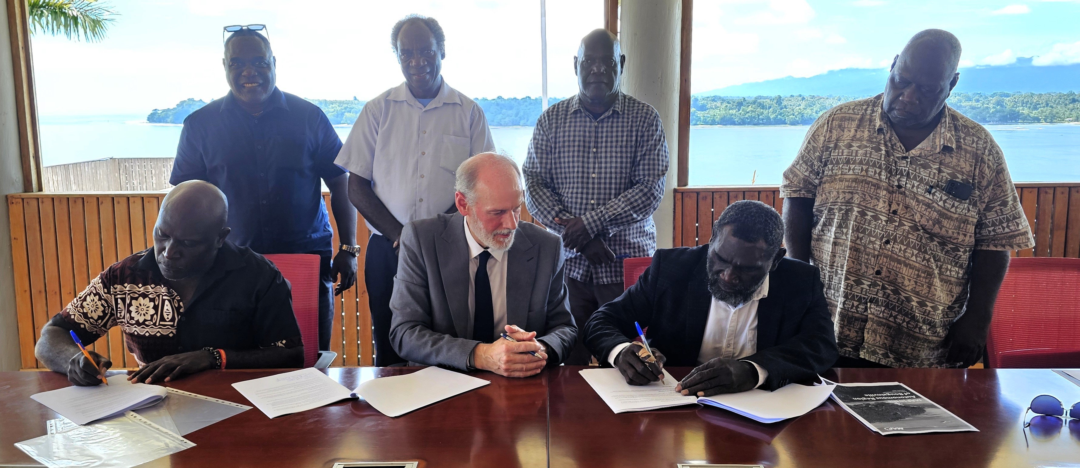 MAF and Bougainville Government sign historic MOU to launch lifesaving ...